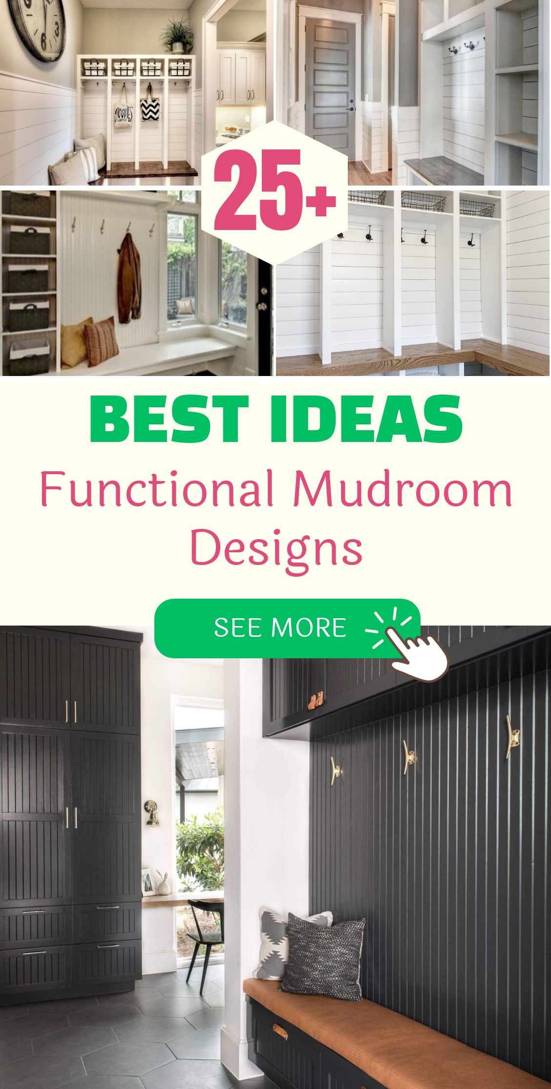 Best 25+ Functional Mudroom Designs To Inspire You
